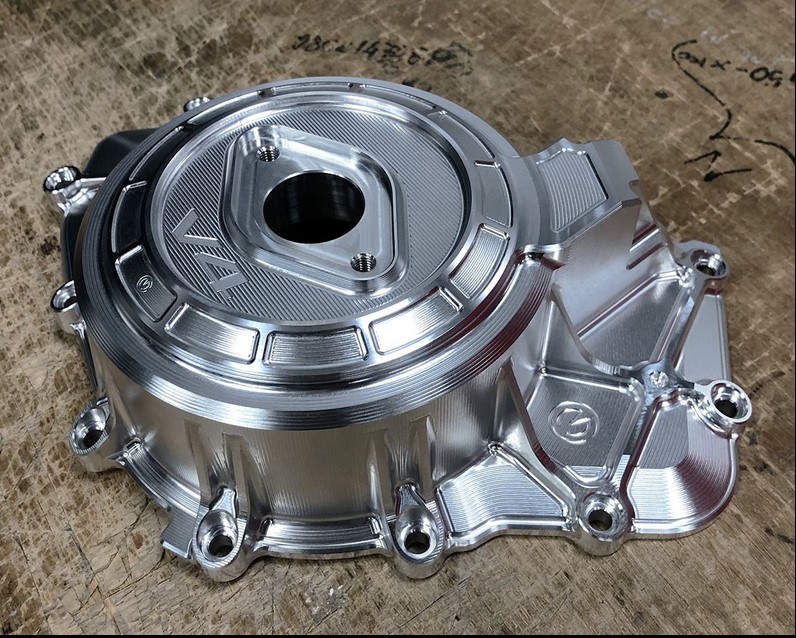 Moto Corse aluminum alternator crankcase with titanium screws for ...